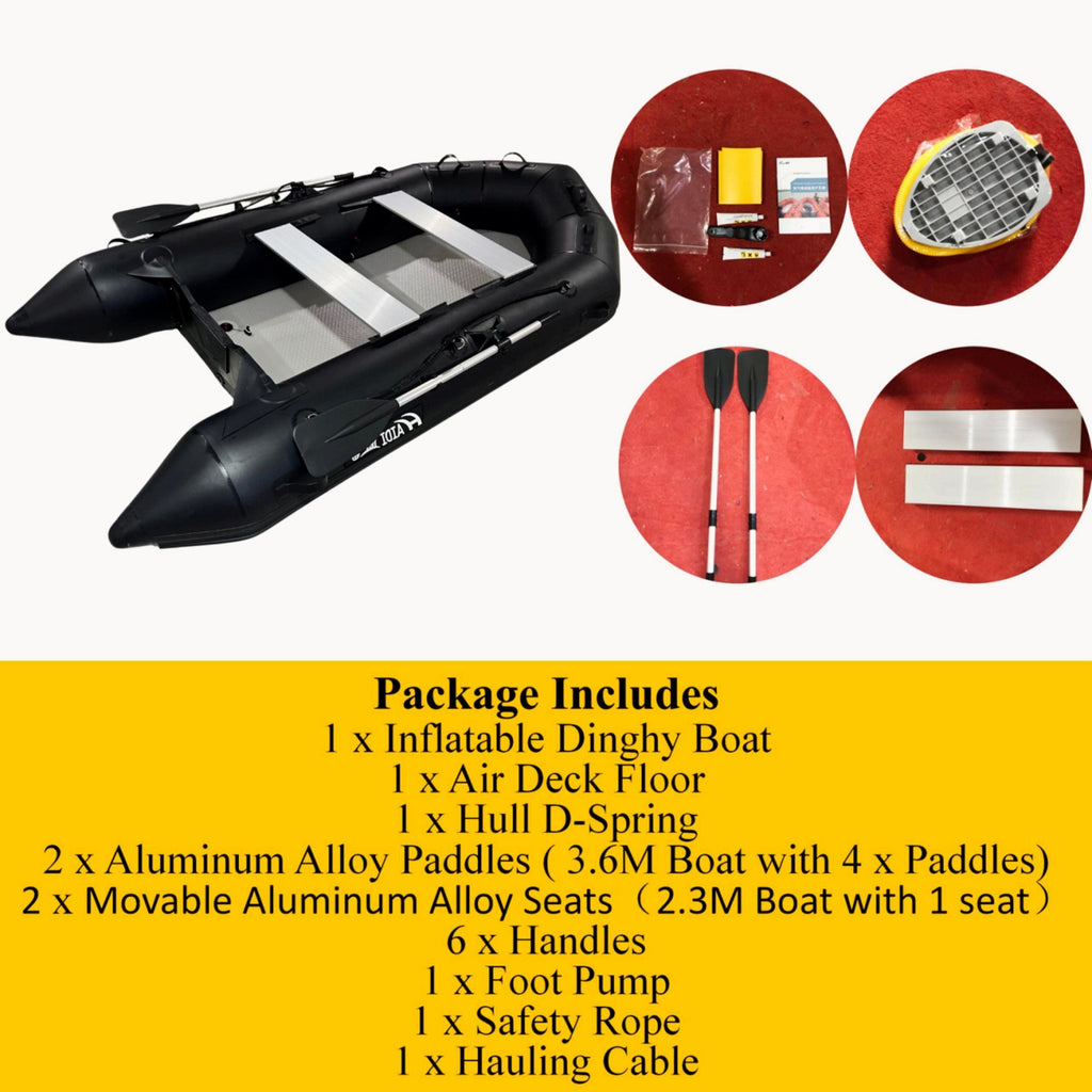 Versatile Inflatable Dinghy Yacht | Ideal for Fishing, Diving, and More ...