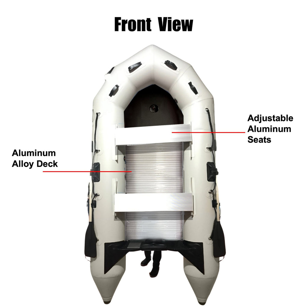 Upgraded Inflatable Assault Boat with Aluminum Alloy Deck, high-qualit ...
