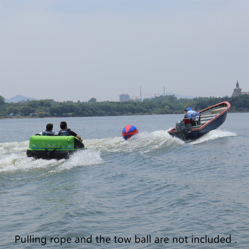 2-Rider Inflatable Towable Booster Tube for Water Boating Fun – Jack's ...